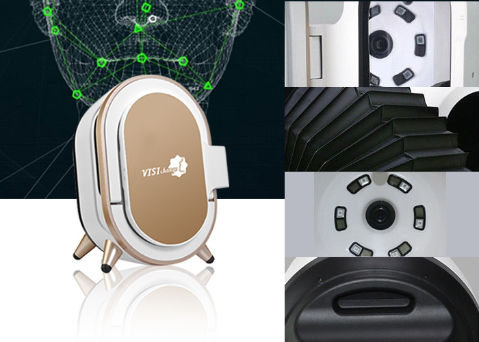 RGB UV PL Spectrum Facial Skin Scanner Analyzer L400*H540*W340mm Size